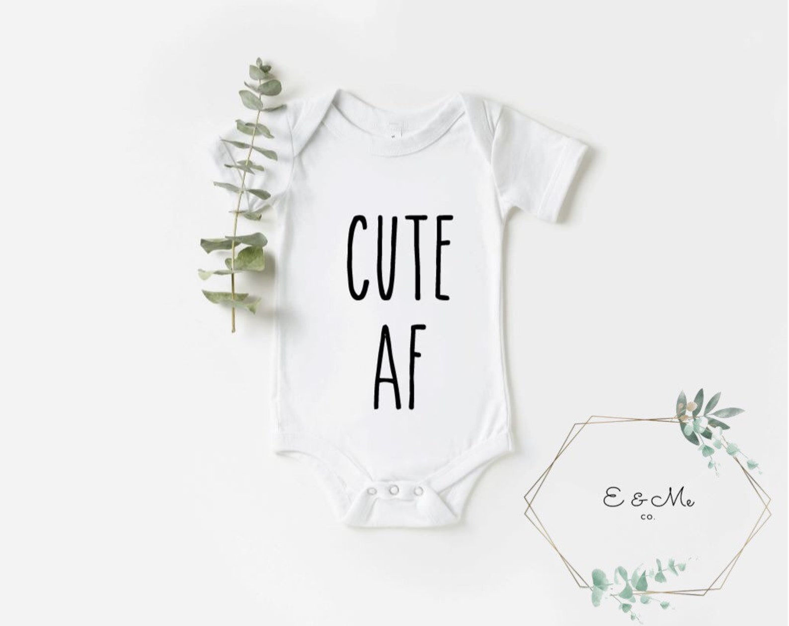 Cute AF Funny Baby Onesie® Baby Girl Onesie® Baby Boy | Etsy