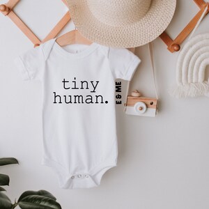 Tiny Human, Cute Onesie®, Baby Girl Onesie®, Baby Boy Onesie®, Baby ...