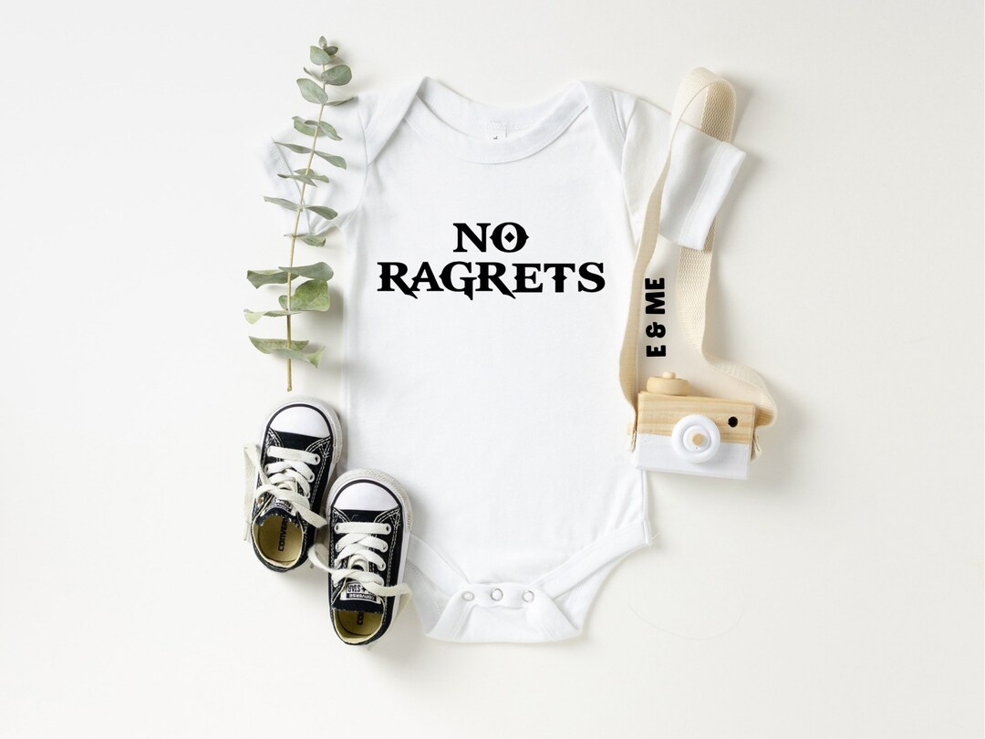 No Ragrets, Funny Baby Onesie®, Gender Neutral Onesie®, Baby Shower ...