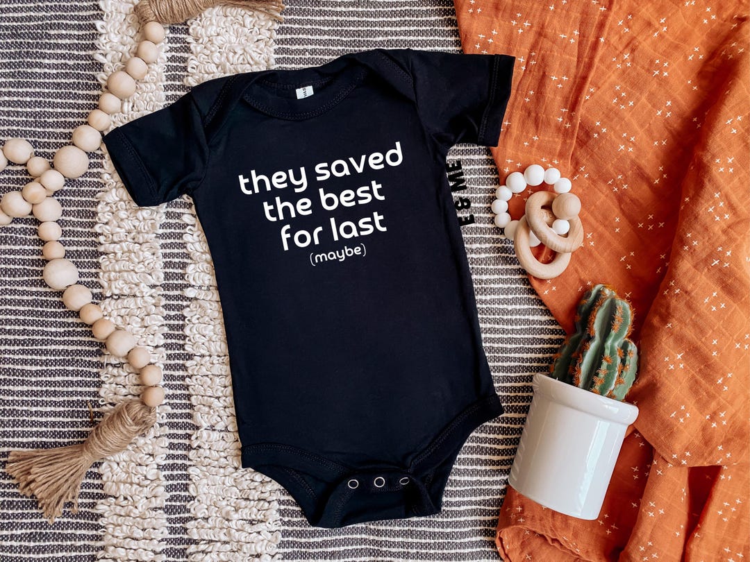 They Saved the Best for Last, Baby Announcement, Pregnancy Announcement ...