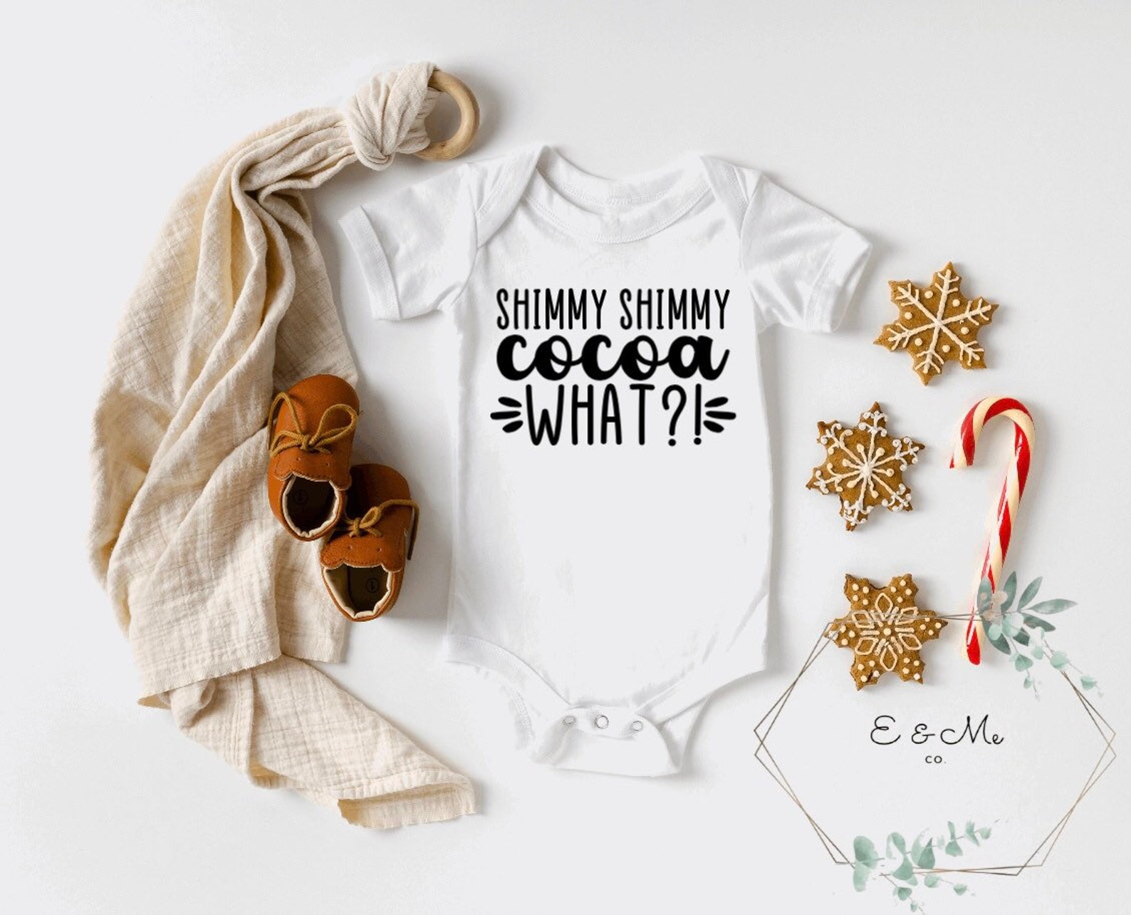 Shimmy Shimmy Cocoa What Christmas Onesie® Funny Baby | Etsy