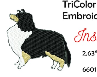 Dog- Machine Embroidery Design - Sheltie - Shetland Sheepdog- Dog ...