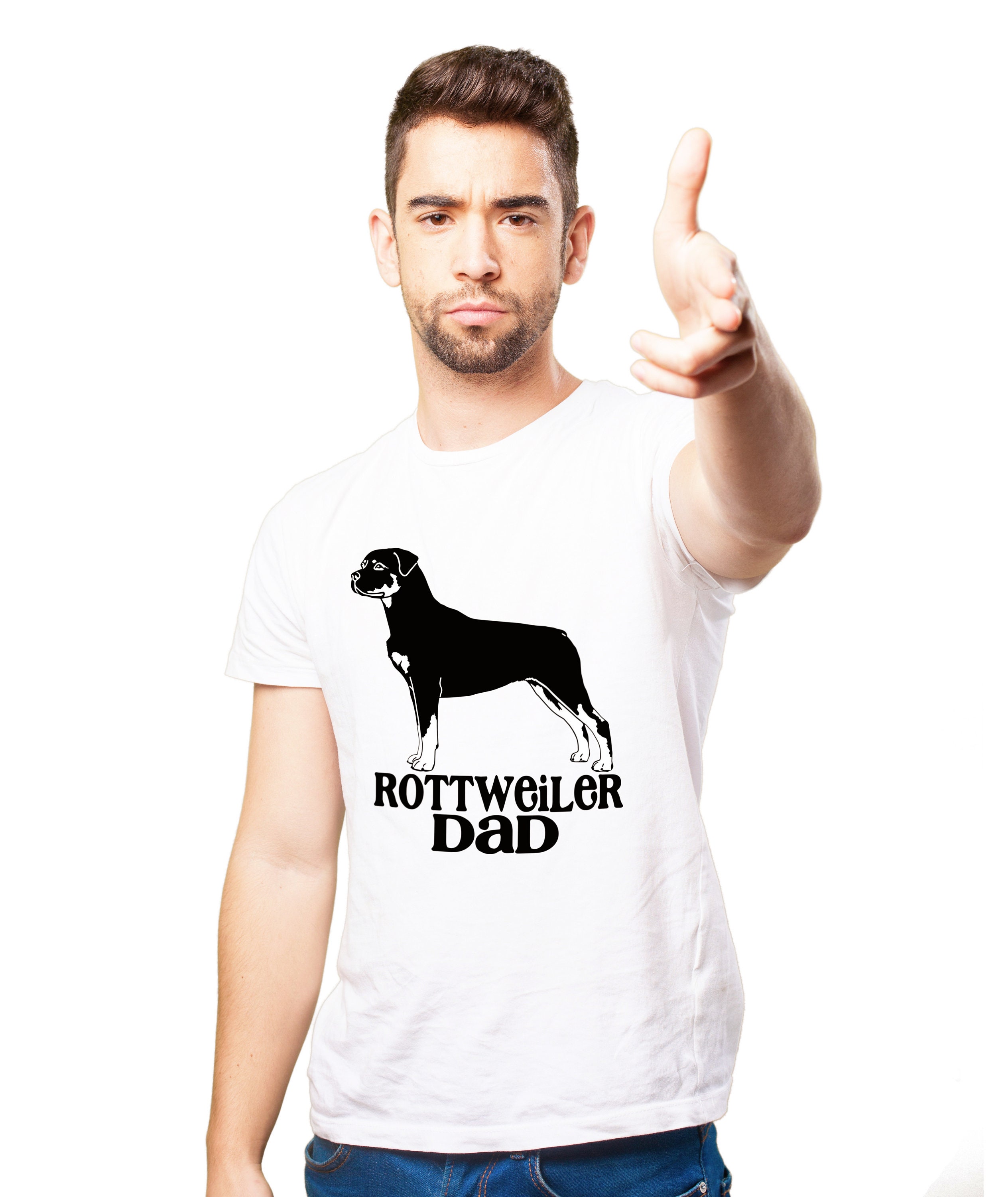 Rottweiler DAD SVG and Cut File for Crafters - Dog Art - Rottweiler ...