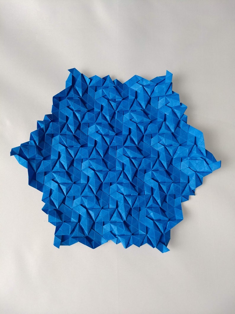 Triangle Grid Tessellation Variety 4-pack, Origami Crease Patterns ...