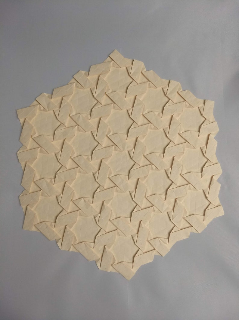Double Rhombus Tessellation Series 4-pack, Geometric Puzzle, Origami ...
