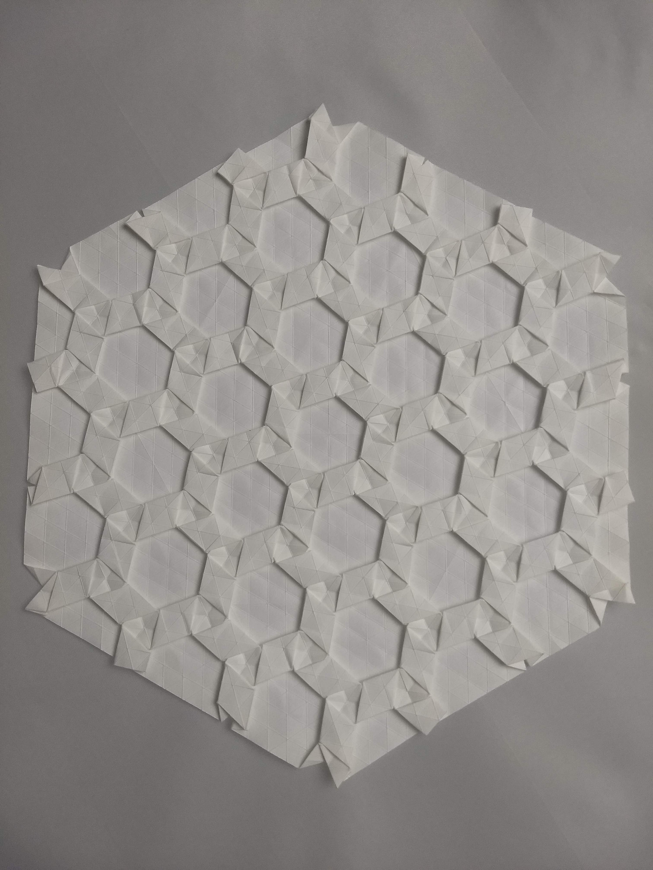 Triangle Grid Tessellation Variety 4-pack, Origami Crease Patterns ...