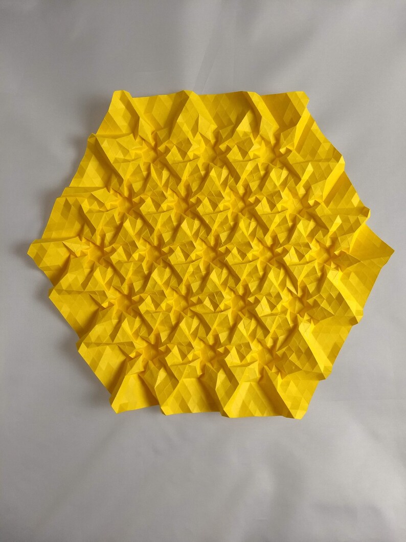 Triangle Grid Tessellation Variety 4-pack, Origami Crease Patterns ...