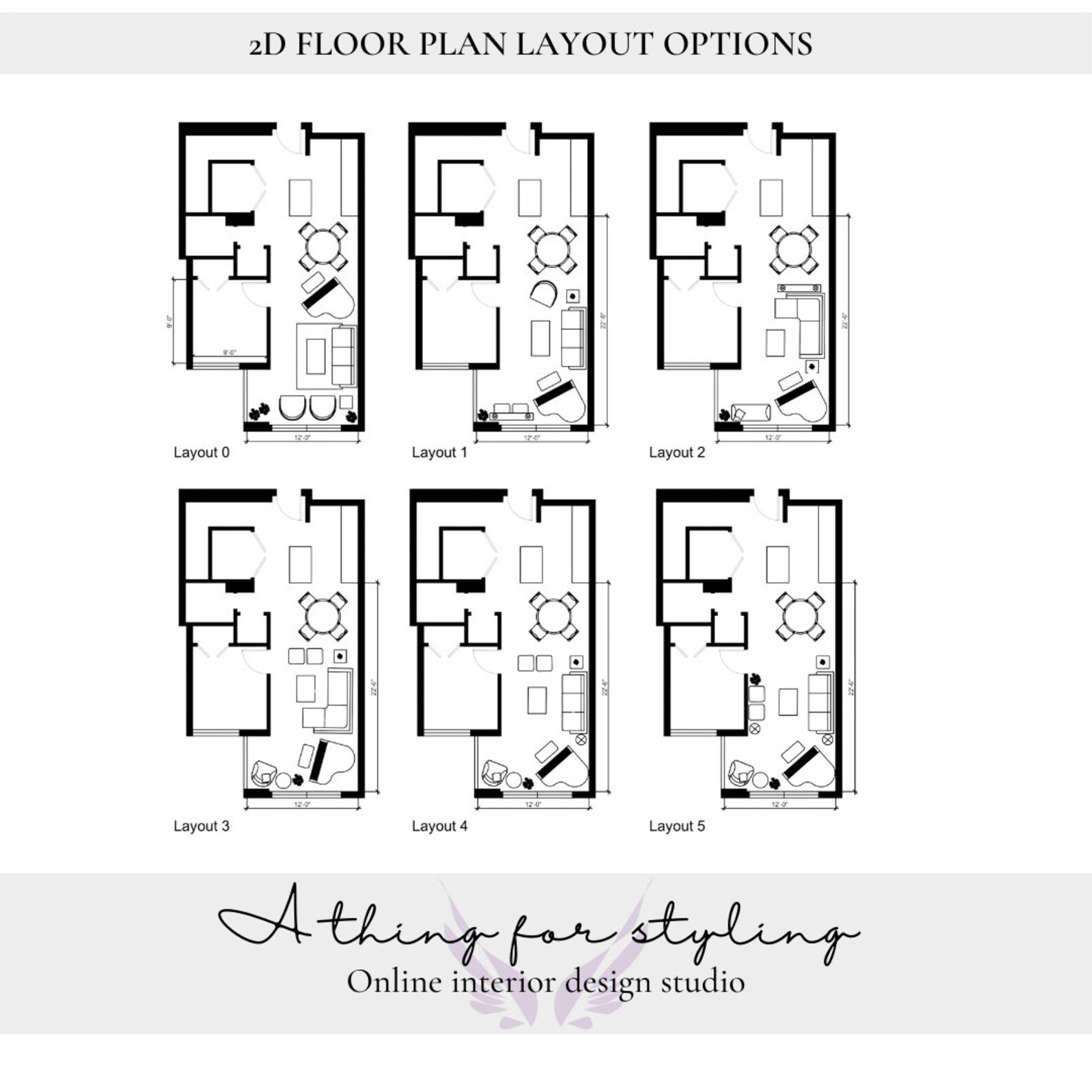 2D Room Floor Plan ADD ON Interior Design Virtual Interior | Etsy