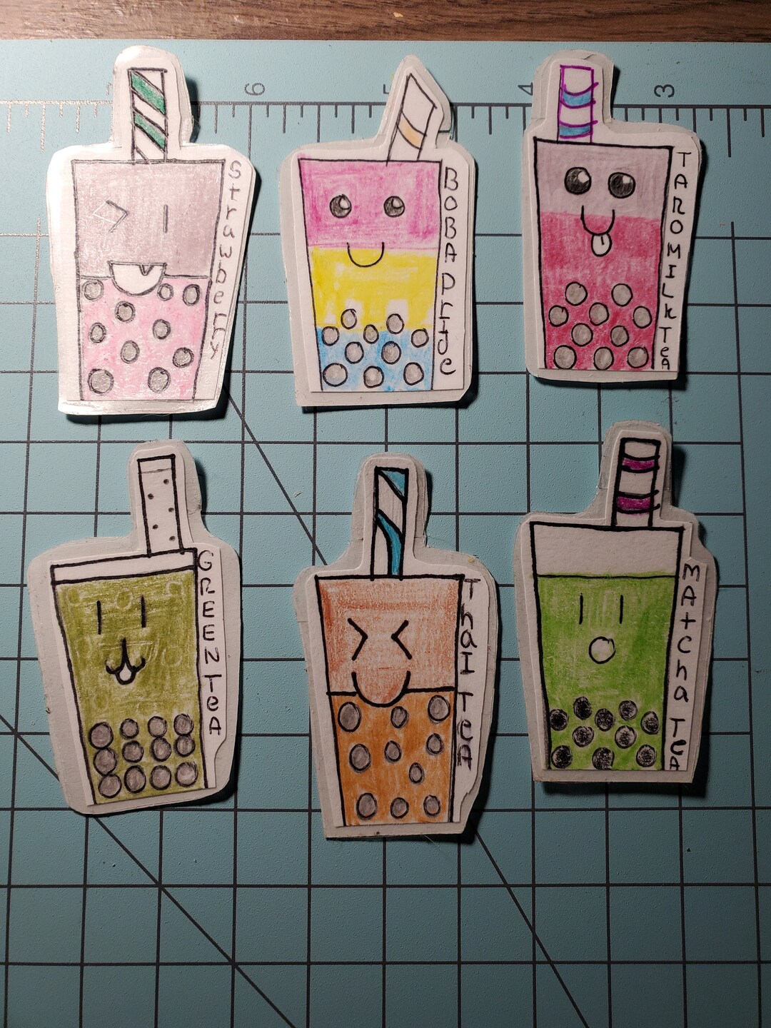 Kawaii Boba Stickers - Etsy