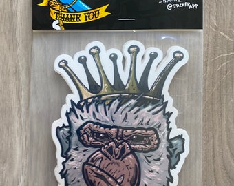 Monkey King Sticker | Etsy