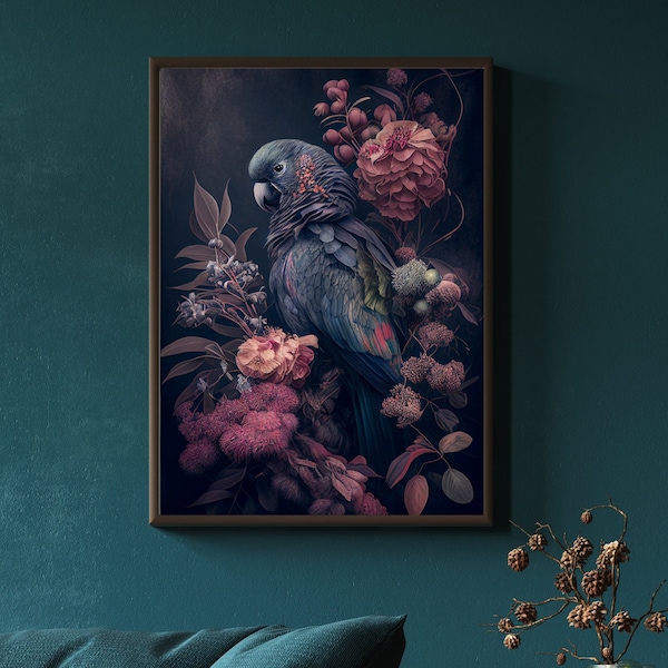 Parrot Poster - Etsy