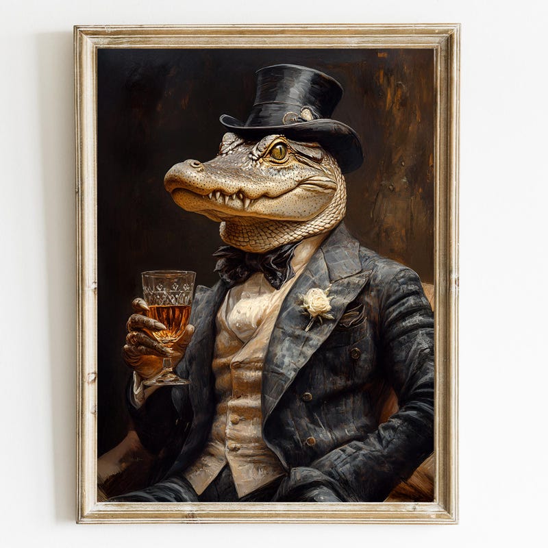 Crocodile Print - Etsy