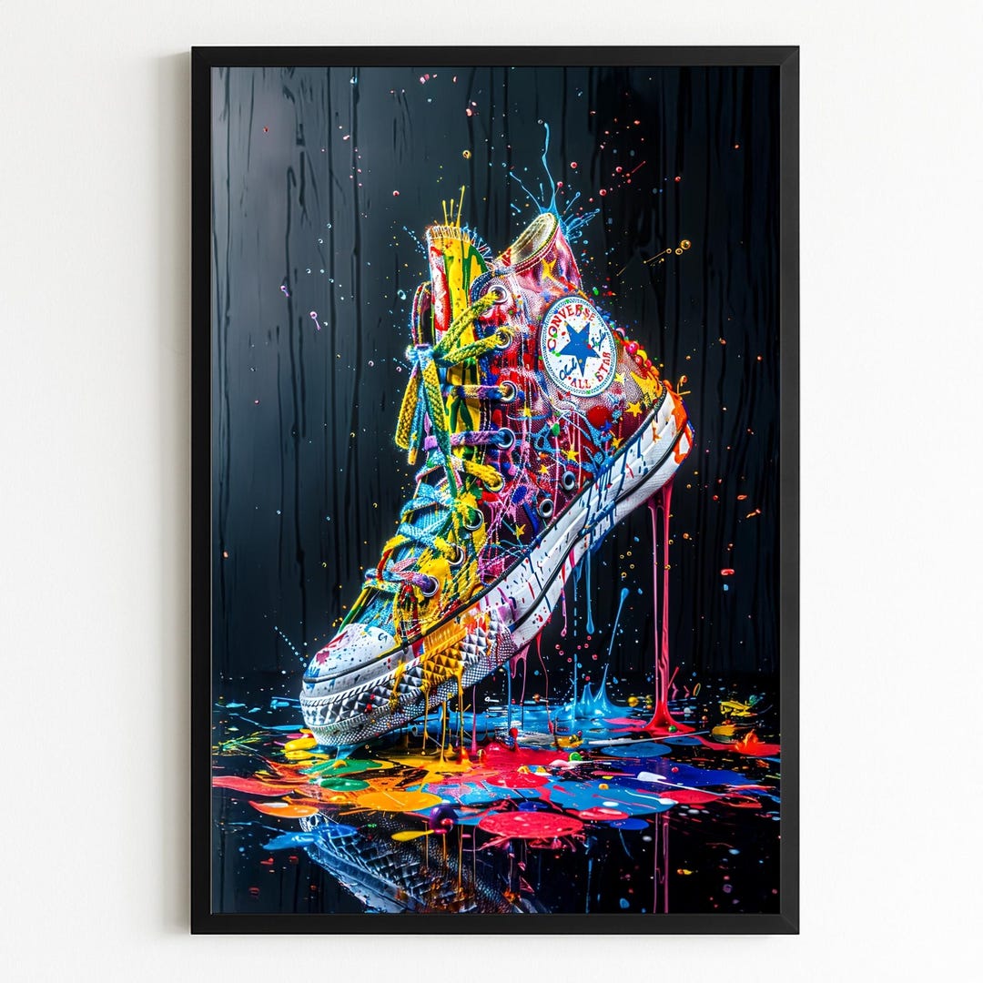 Instant Download – Sneaker Graffiti Wall Art – Streetwear Trainer Print ...