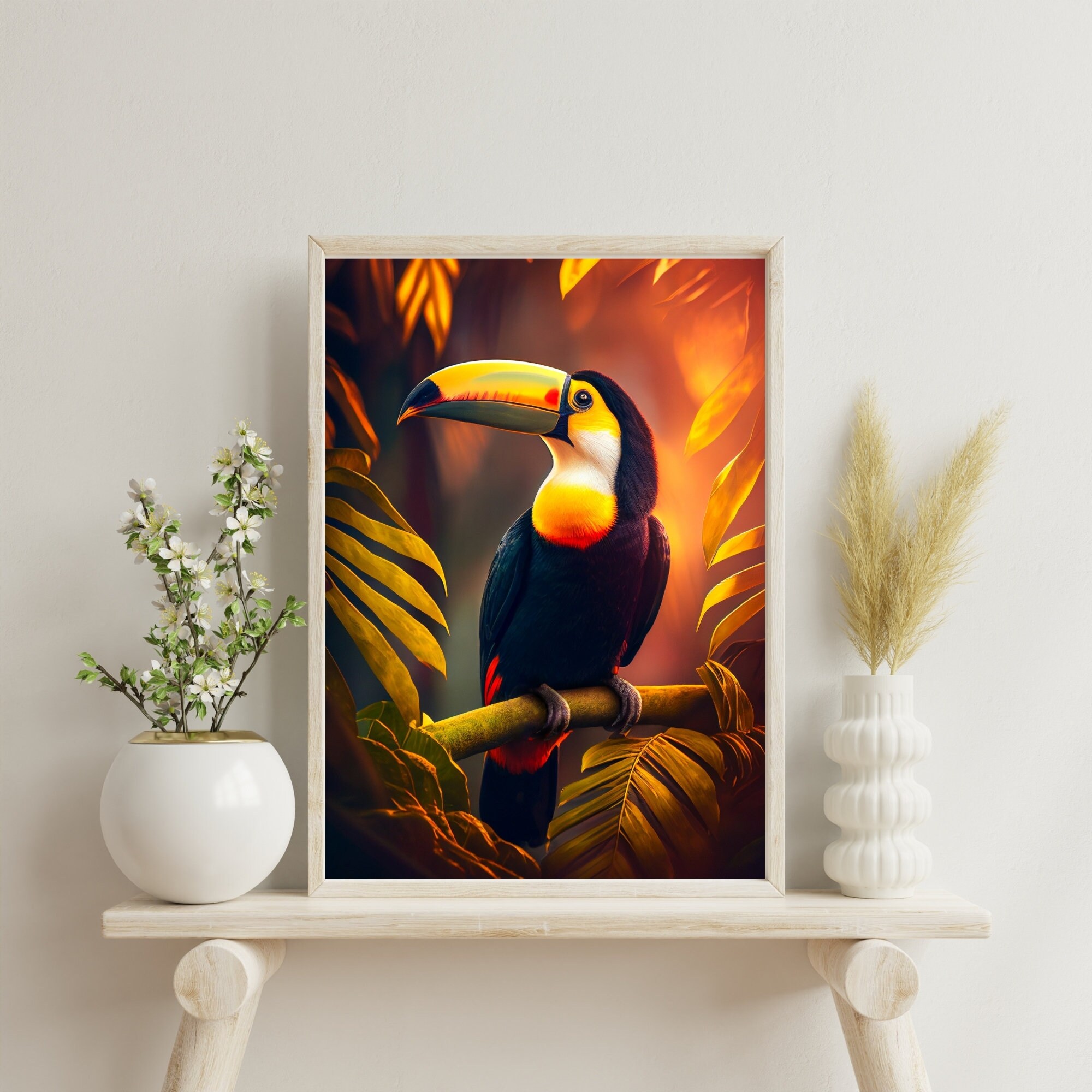 Toucan Wall Art Toucan Print Tropical Toucan Home Décor Toucan Bird ...