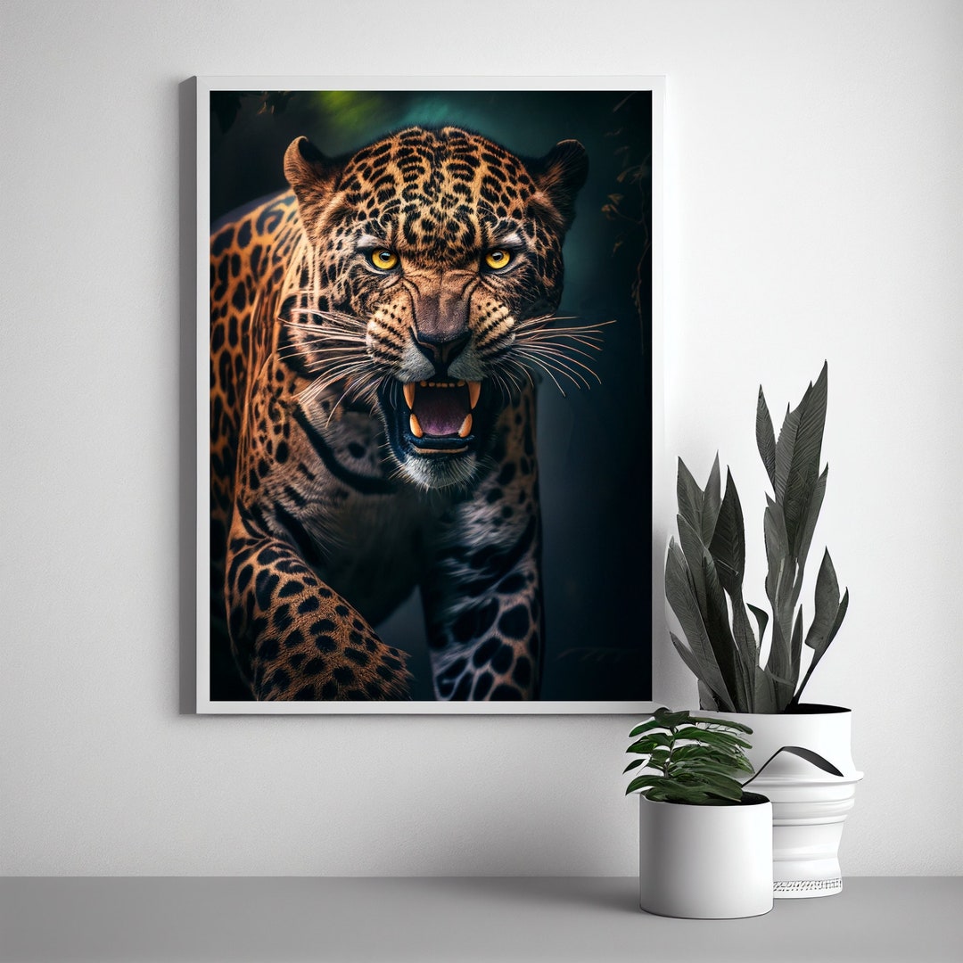 Jaguar Wall Art, Jaguar Digital Print, Jaguar, Jaguar Picture, Jaguar ...