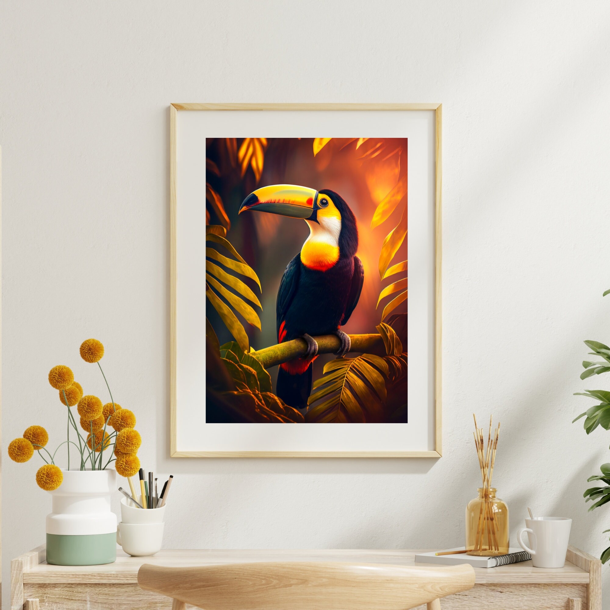 Toucan Wall Art Toucan Print Tropical Toucan Home Décor Toucan Bird ...