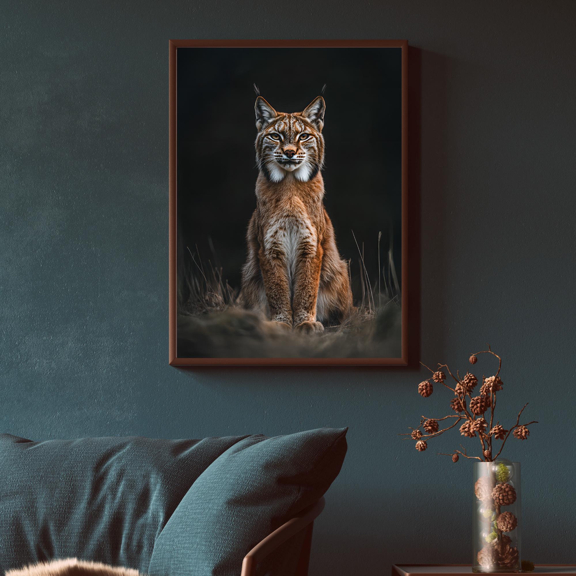 European Lynx Art Print: Spotted Cat Wall Decor (digital Download) - Etsy