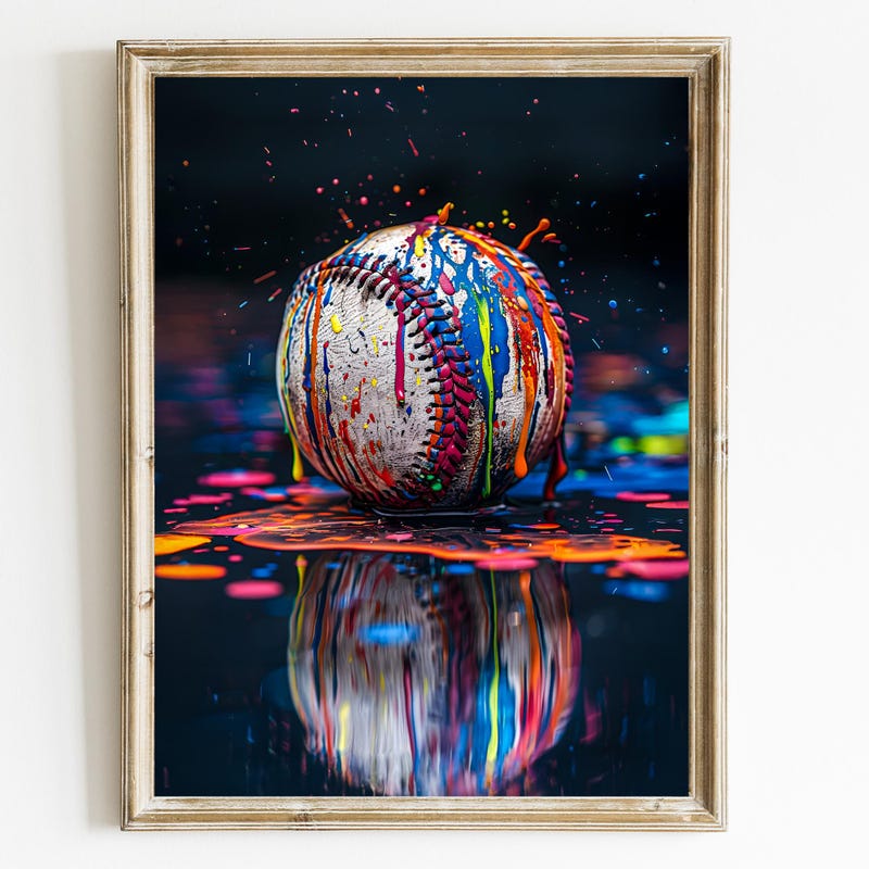 Baseball Wall Art - Etsy