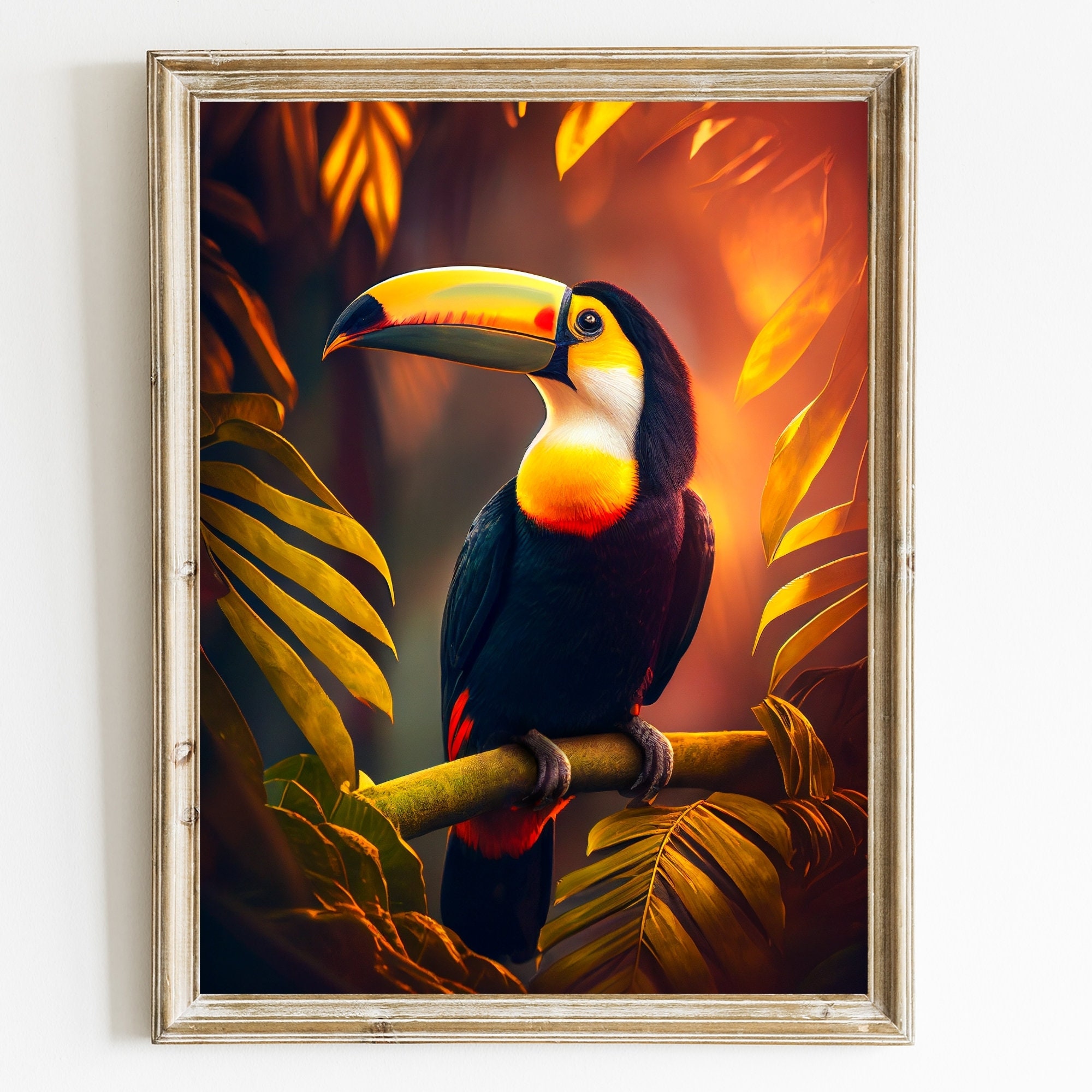 Toucan Wall Art Toucan Print Tropical Toucan Home Décor Toucan Bird ...