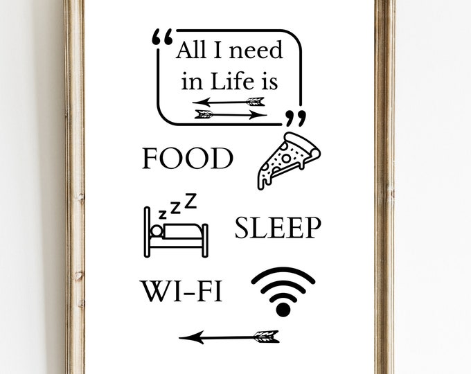 Funny Posters, Teenage Room Wall Art, College Dorm Wall Decor, Teenage ...
