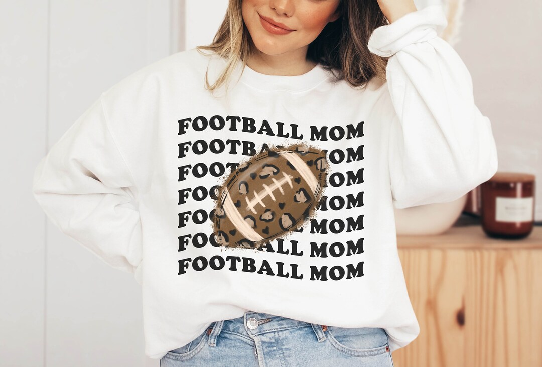 Football Mom Sweatshirt, Retro Football Mama Sweater, Football ...
