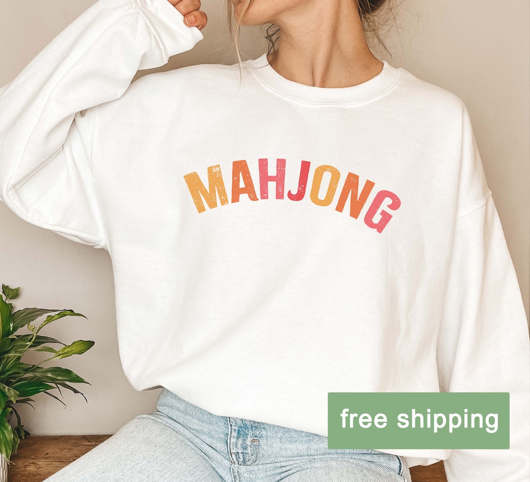 Mahjong Sweatshirt, Mahjong Mom Gift, Mahjong Lover Gifts Mahjong Club ...