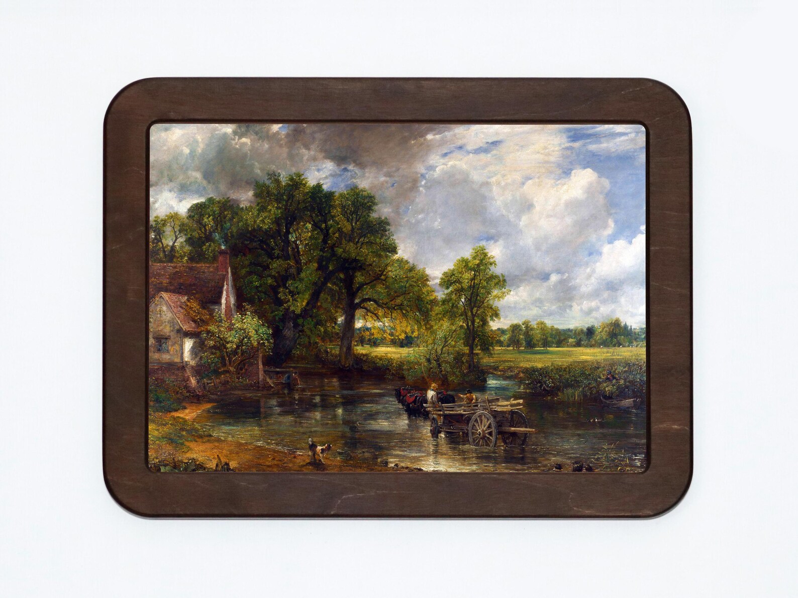 The Hay Wain John Constable Trees Stream River Countryside Nature Trees ...