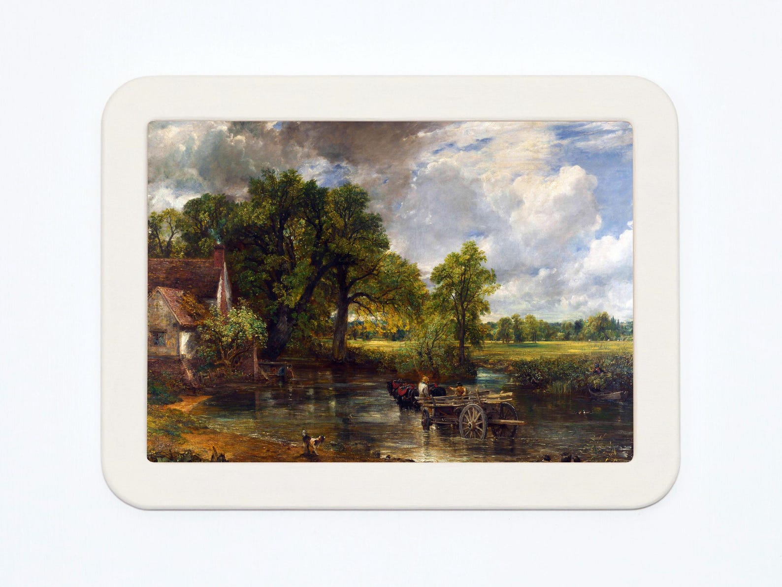 The Hay Wain John Constable Trees Stream River Countryside Nature Trees ...