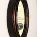 Dark Oak Small Oval Shaped Handmade Wooden Photo Frame Antique Vintage ...