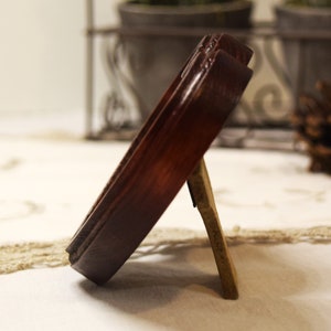 Mahogany Small Heart Shaped Handmade Wooden Photo Frame - Etsy