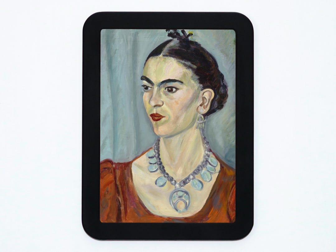 Frida Kahlo Magda Pach Artist Portrait Classic Painting Wooden Framed ...