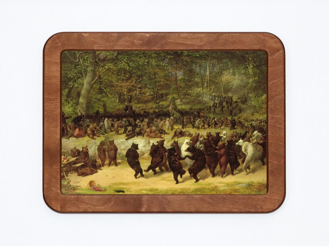 The Bear Dance William Holbrook Beard Nature Trees Woods Bears Dancing ...