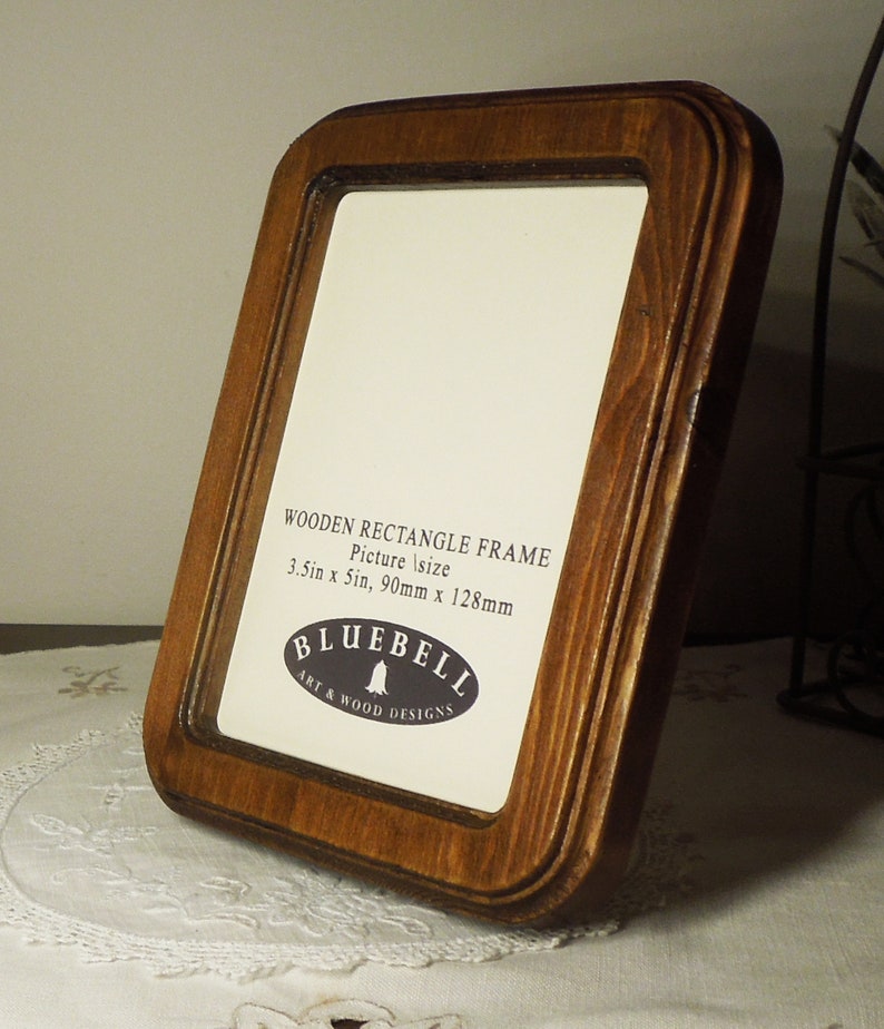 Light Oak 3.5 X 5 Inch Wooden Photo / Picture Frame Handmade - Etsy