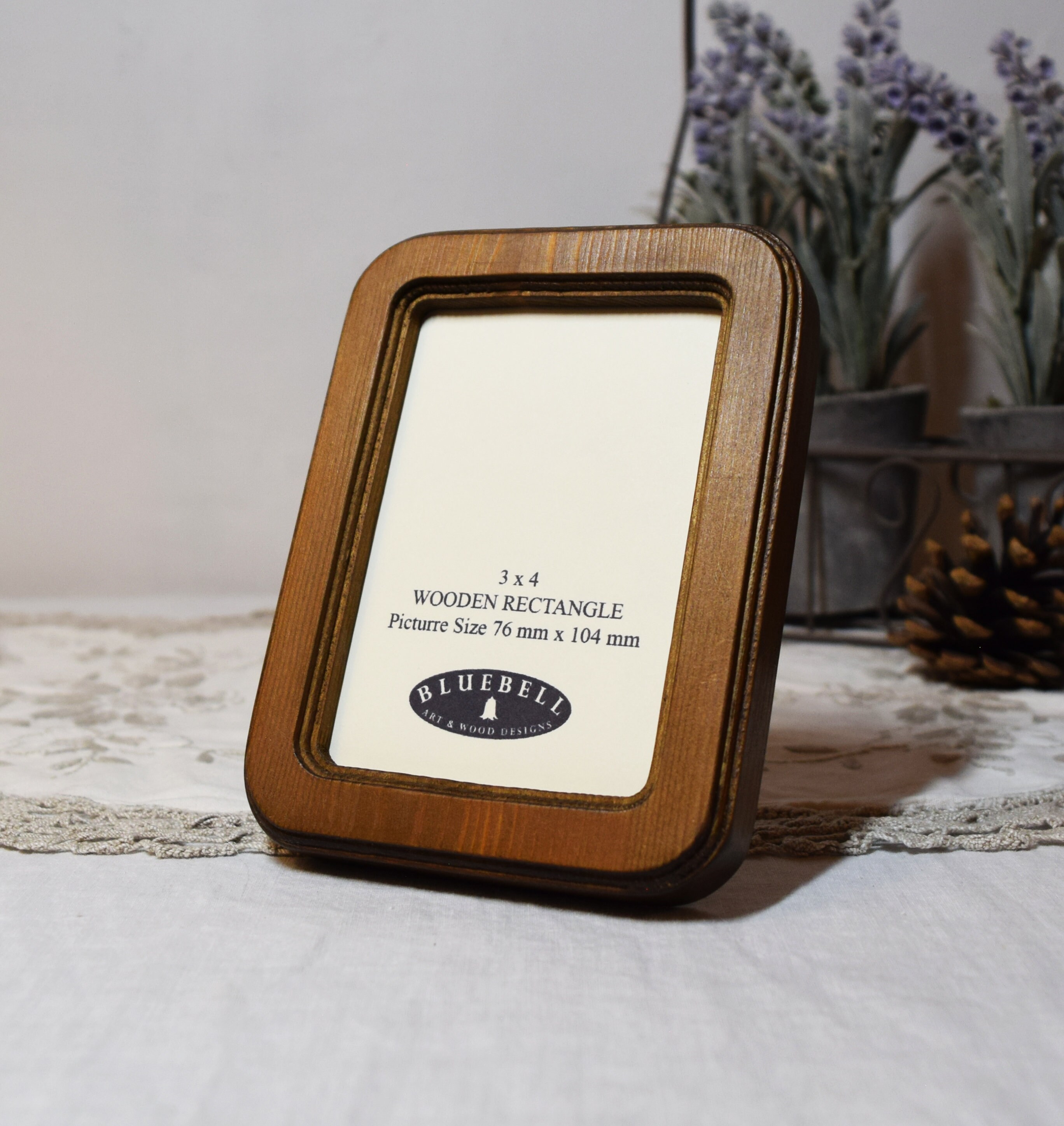 Light Oak Wooden Rectangle Handmade Photo Cross Stitch Embroidery Frame ...