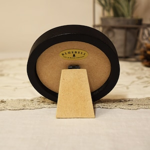 Black Round Handmade Wooden Photo Frame Antique Vintage Style Picture ...