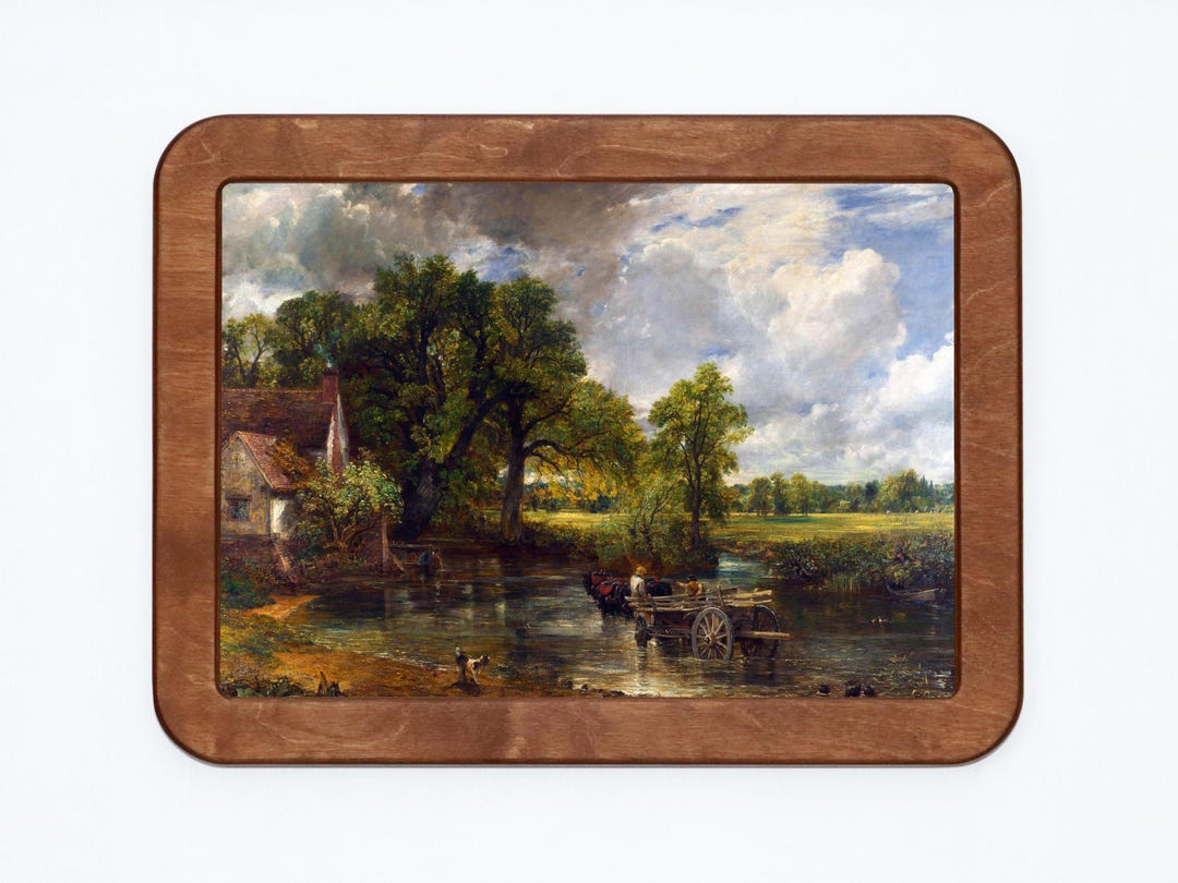 The Hay Wain John Constable Trees Stream River Countryside Nature Trees ...