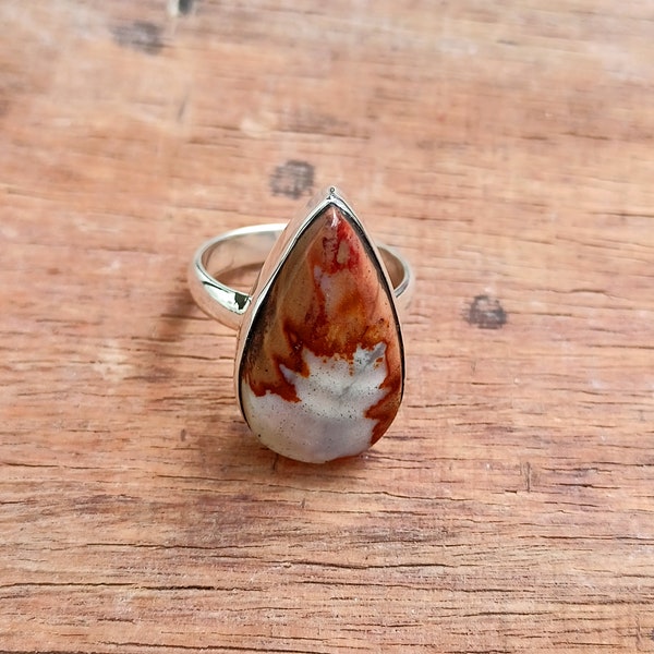 Jasper Ring - Etsy