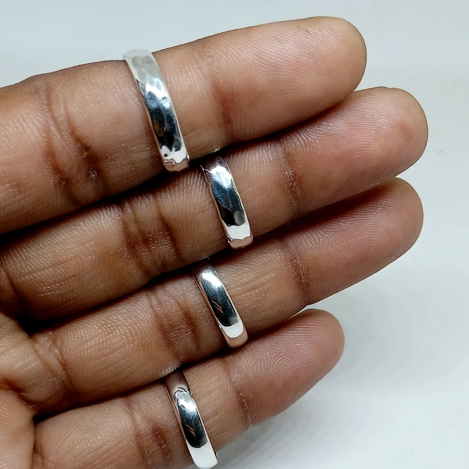 Ethiopian Opal Ring 92.5 Stacking Silver Ring Silver Opal - Etsy