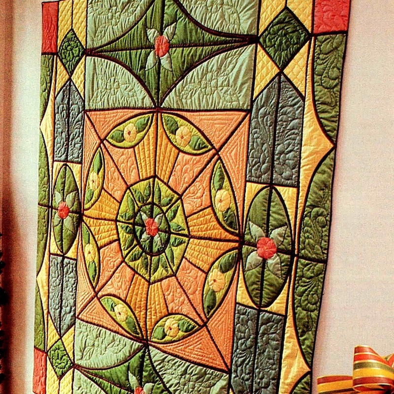 Stained Glass Quilt Patterns - Etsy