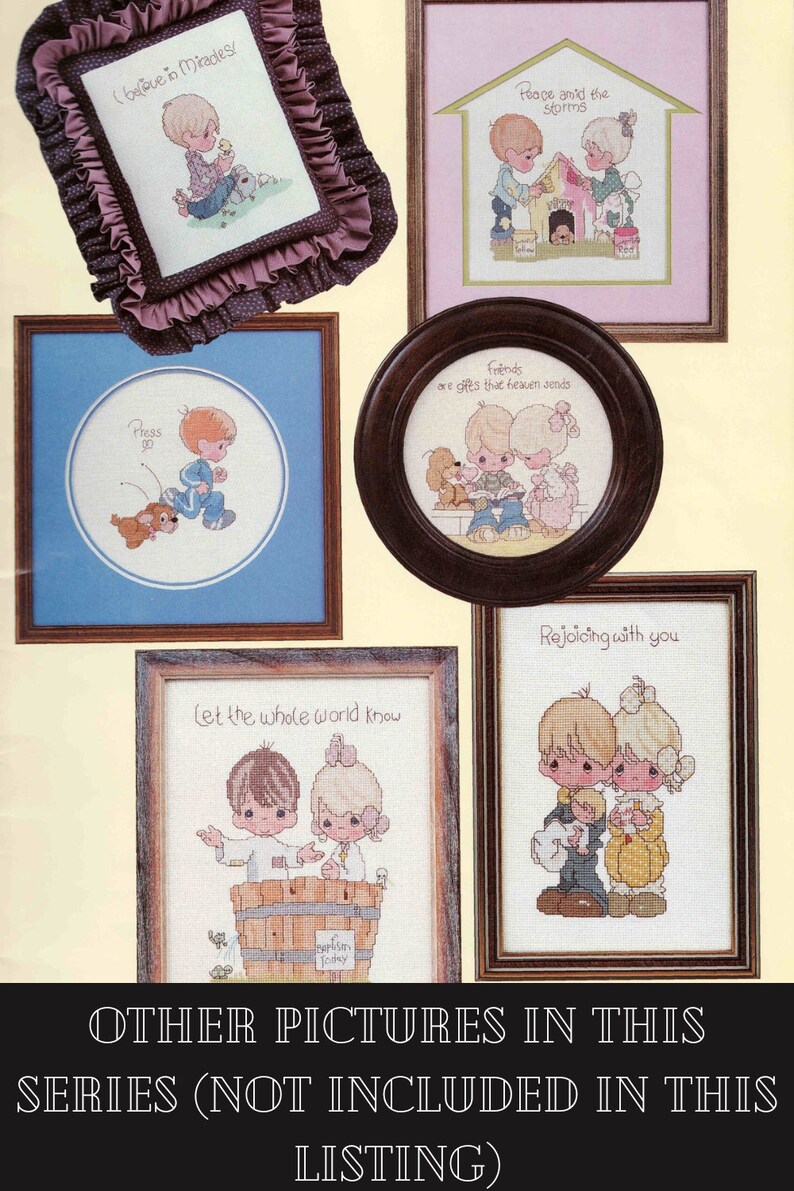 Precious Moments Cross Stitch Pattern: Self-esteem Acceptance Quote ...