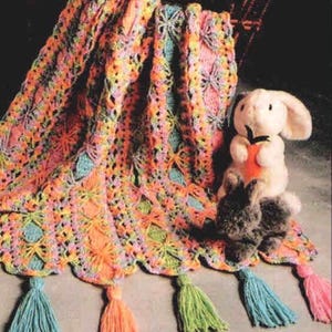 Baby Blankets PDF Crochet Booklet, 6 Patterns for Unique Unisex Mile-a ...