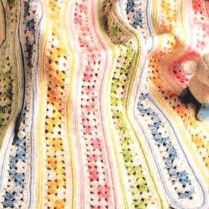 Baby Blankets PDF Crochet Booklet, 6 Patterns for Unique Unisex Mile-a ...