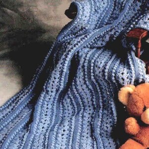 Baby Blankets PDF Crochet Booklet, 6 Patterns for Unique Unisex Mile-a ...