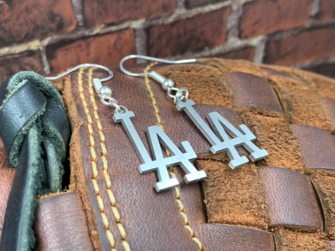 Los Angeles Dodgers Silver Earrings, Silver Earrings, Silver Jewelry ...