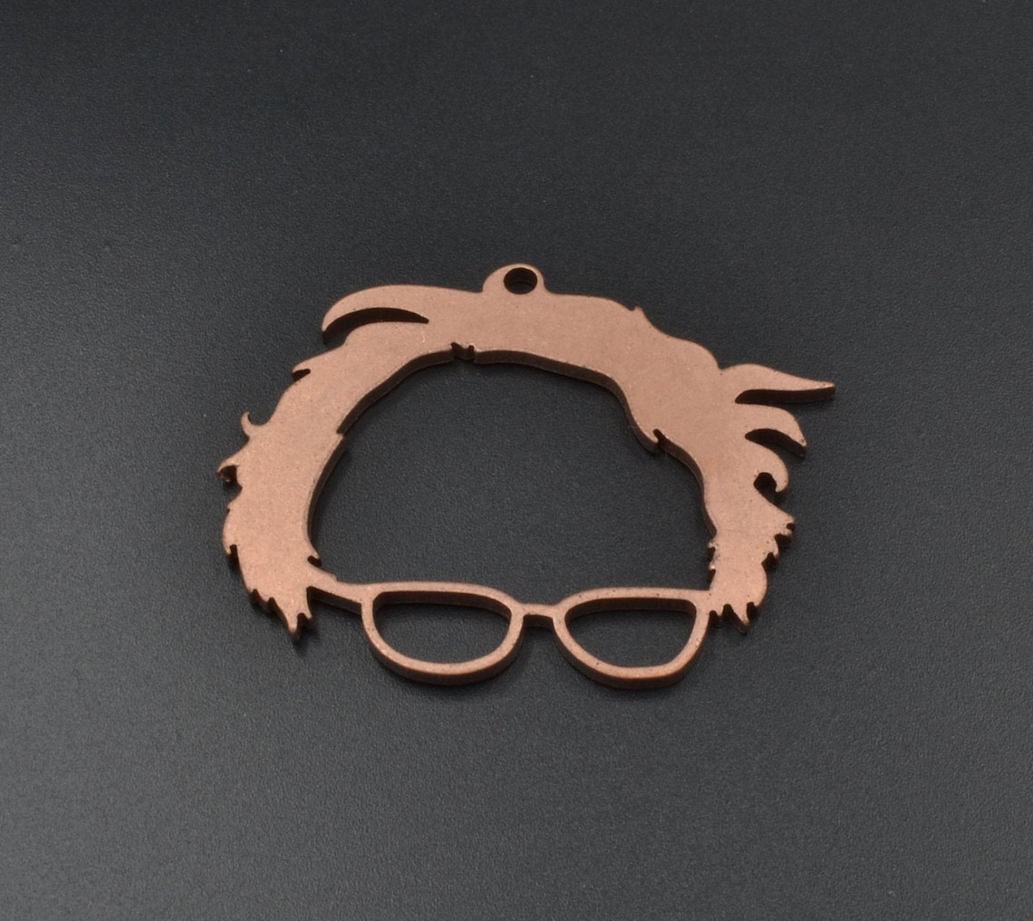 Bernie Sanders Necklace Unique Jewelry FEEL THE BERN Silver | Etsy