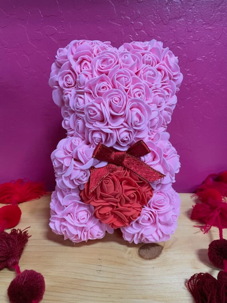 Rose Teddy Bear/ Valentine’s Day - Etsy