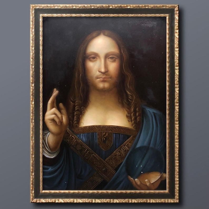 Salvator Mundi c. 1500 von Leonardo Da Vinci Berühmte - Etsy Österreich