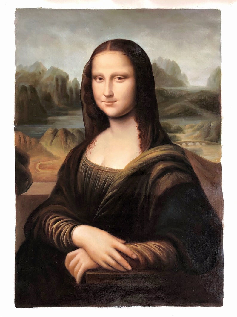 Mona Lisa (c. 1503) La Gioconda Leonardo Da Vinci Famous Handmade ...