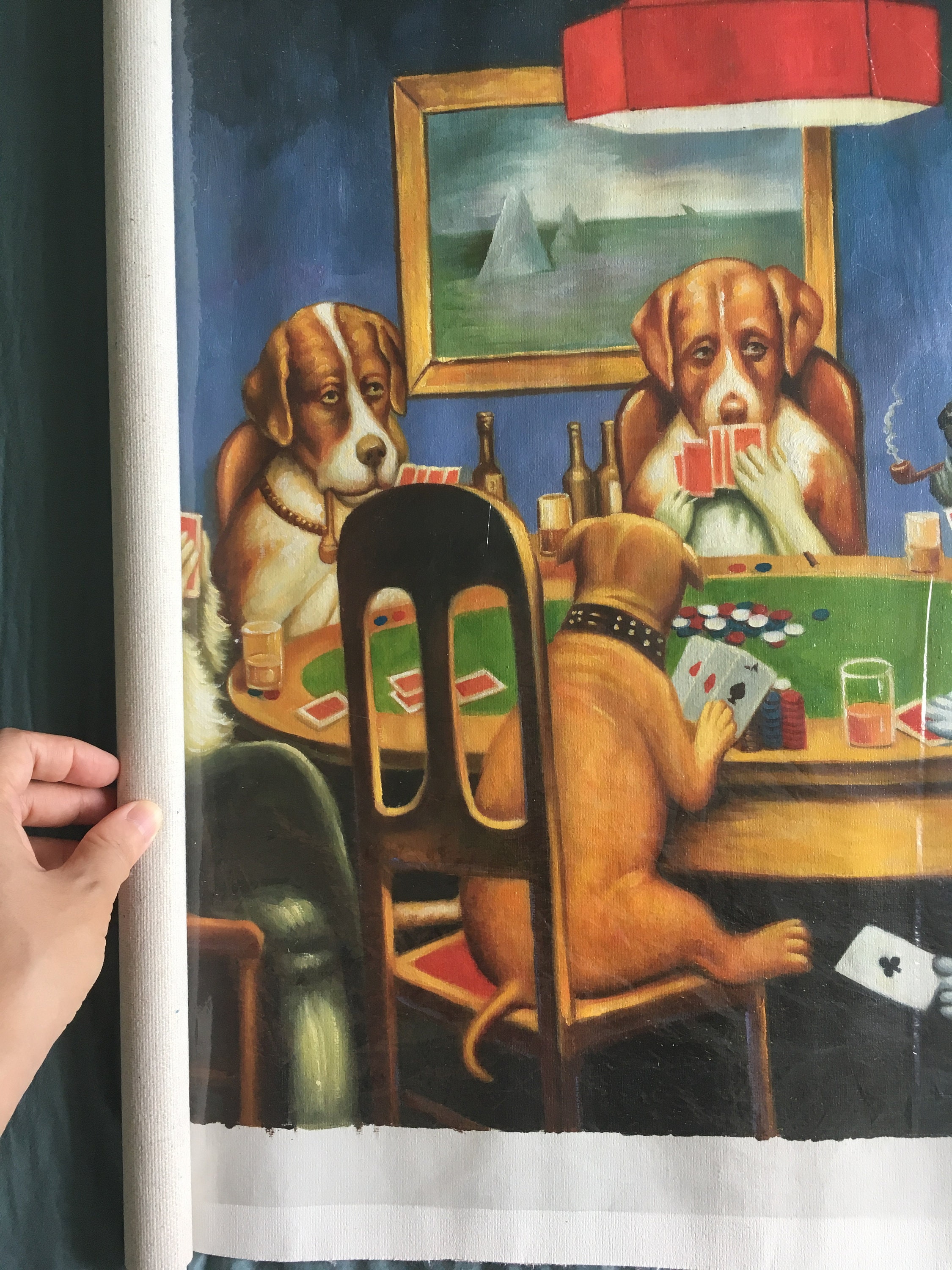 A Friend in Need (1903) Dogs Playing Poker by Kash Koolidge Famous ...