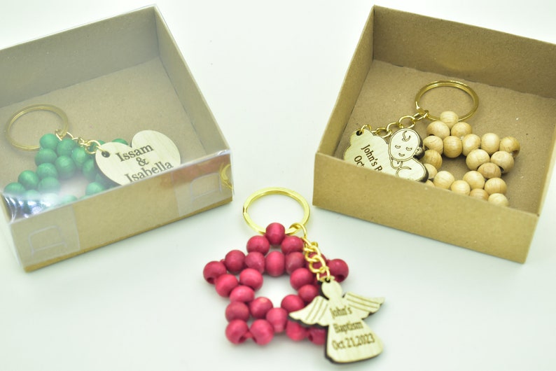 50 Pcs Wedding Favors Key Chain for Guests in Bulk, Baby Shower Gift ...